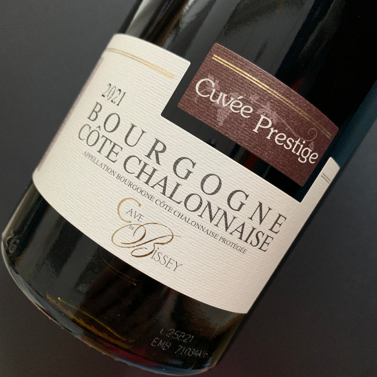 Bourgogne Rouge Côte Chalonnaise Cuvée Prestige 2021 Cave de Bissey (M ...